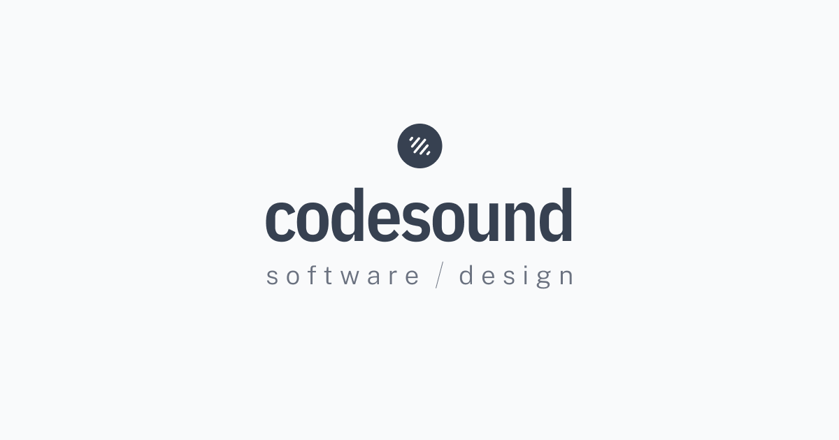 Codesound | Software & Design